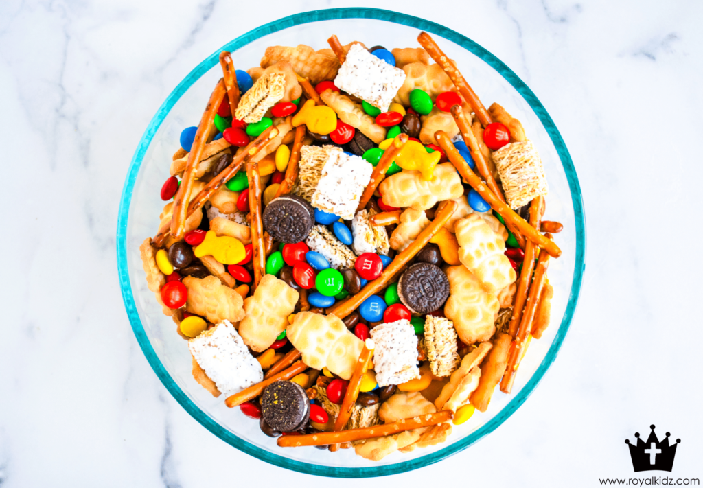 Creation Snack Mix Visual Recipe - Free Special Needs Ministry ...