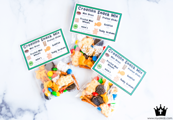 Creation Snack Mix Visual Recipe - Free Special Needs Ministry ...