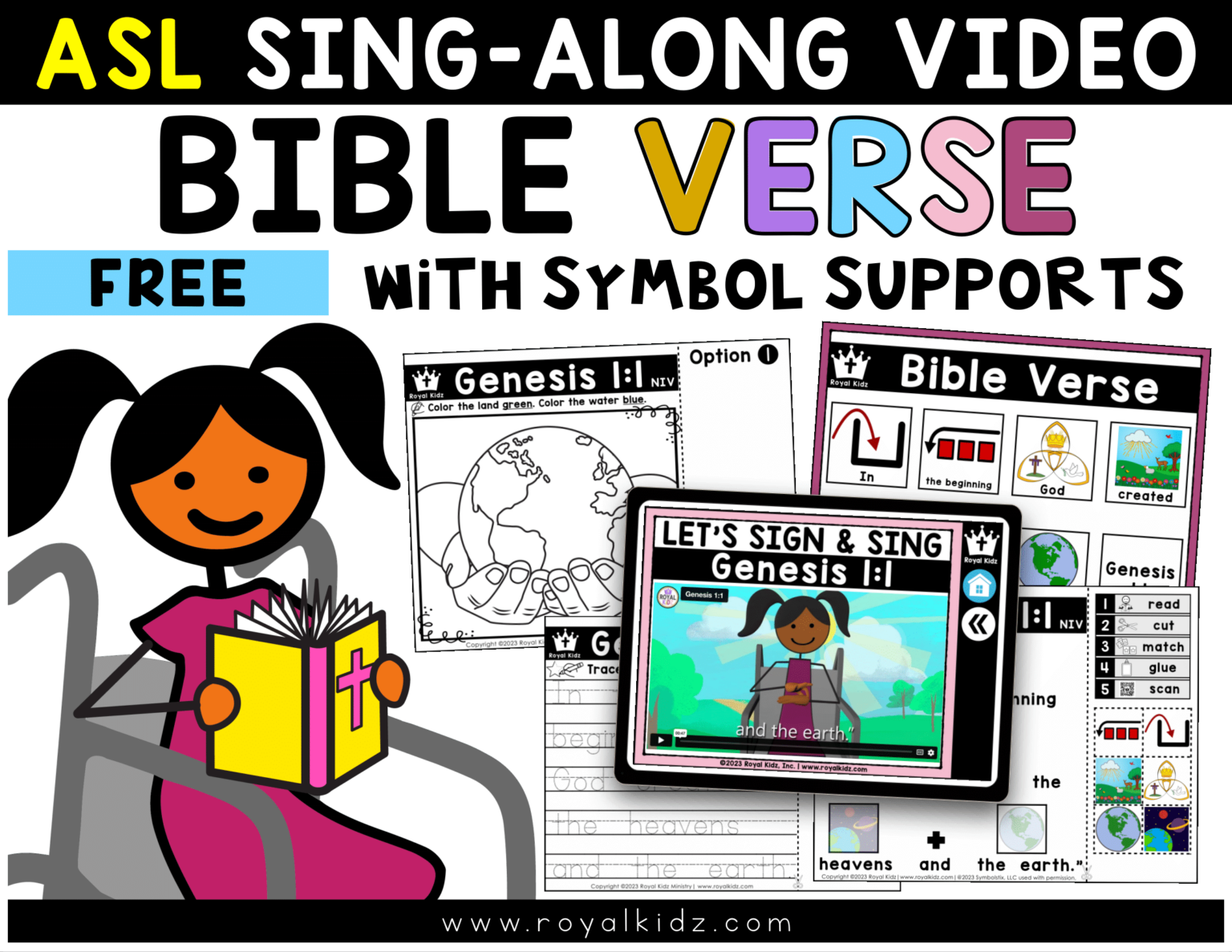 Learn Genesis 1:1 with Your Child – Free Bible Verse Activities with ...