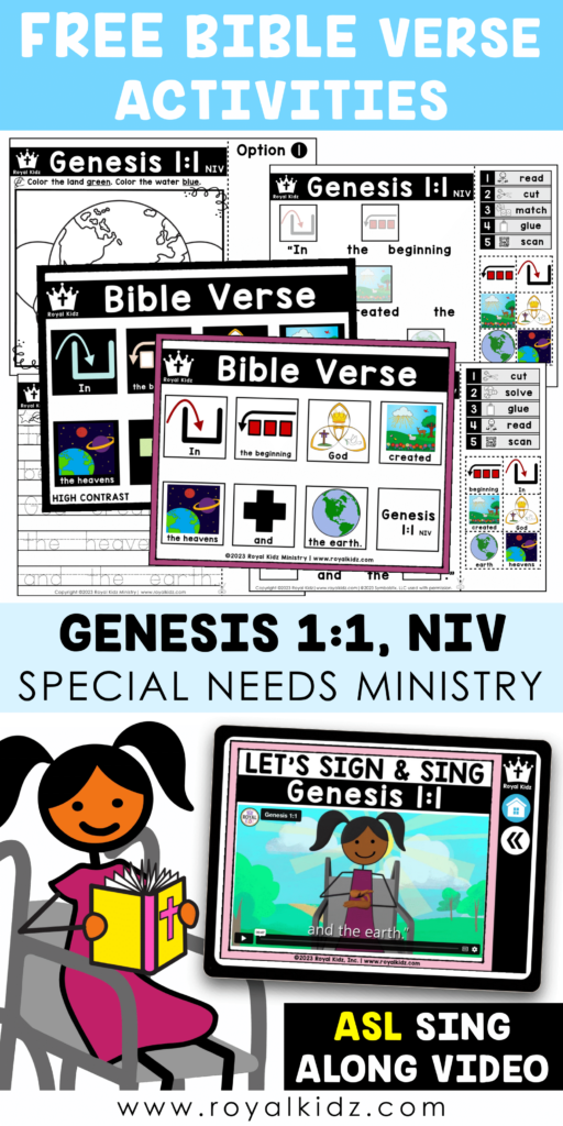 Learn Genesis 1:1 with Your Child – Free Bible Verse Activities with ...