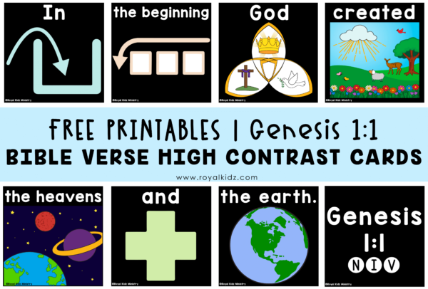 Learn Genesis 1:1 with Your Child – Free Bible Verse Activities with ...