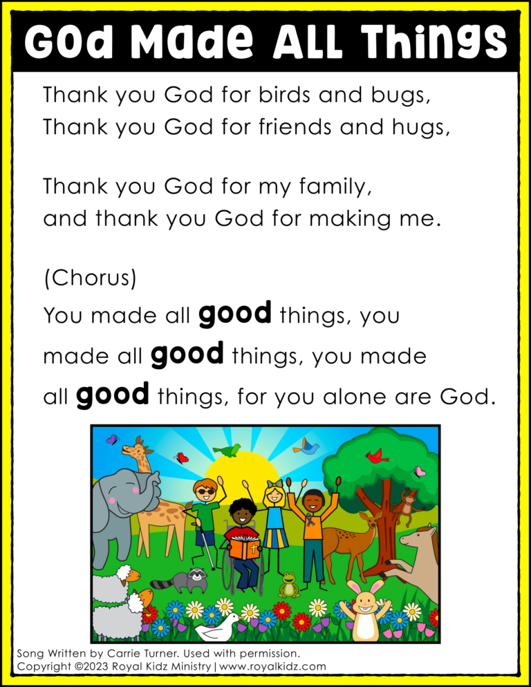 10 Worship Songs to Teach Kids About Creation - Free Special Needs ...